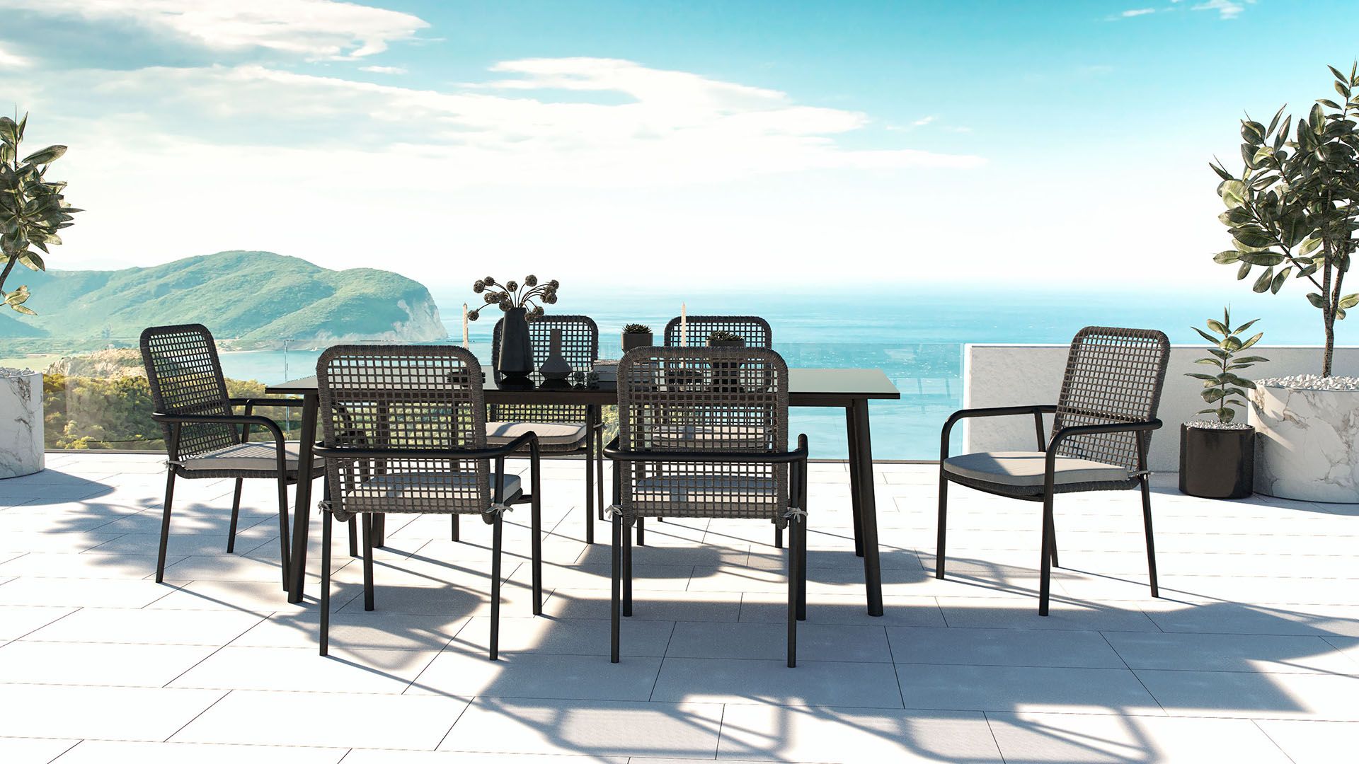 Essgruppe Rope Collection - Mayena Dining L Set für 6 Personen | artelia.de