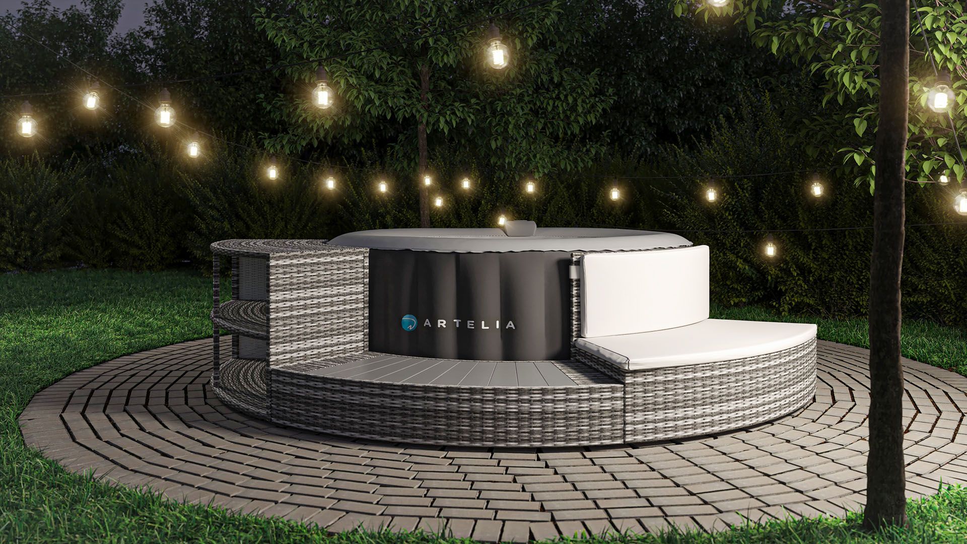 Jetzt die Polyrattan Umrandung für den Whirlpool kaufen! | artelia.de