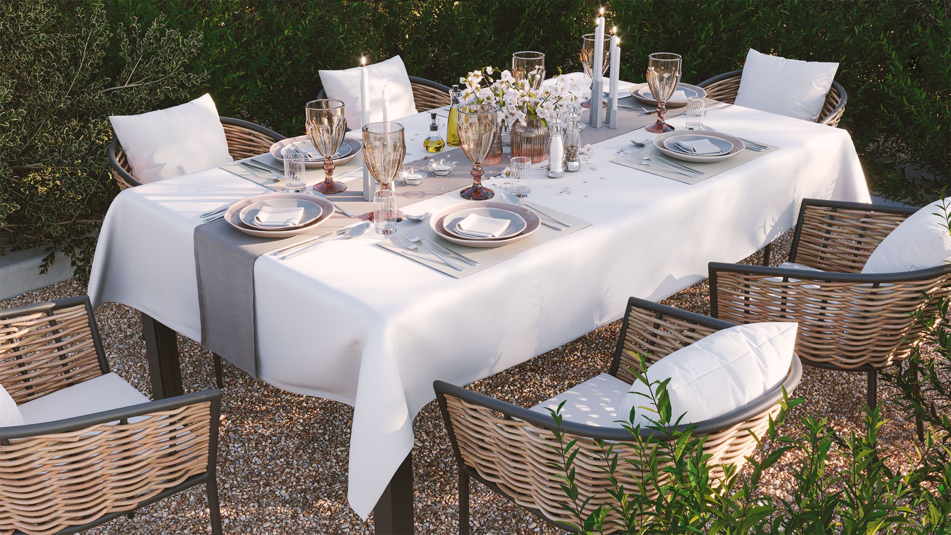 Tisch Accessoires - Outdoor Tischdecken in verschiedenen Farben kaufen ...