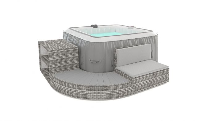 Jetzt die Polyrattan Umrandung für den Whirlpool kaufen! | artelia.de